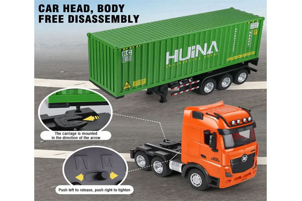 HUINA RC 1317 - CAMION PORTACONTAINER 1:18 – D.P Modellismo