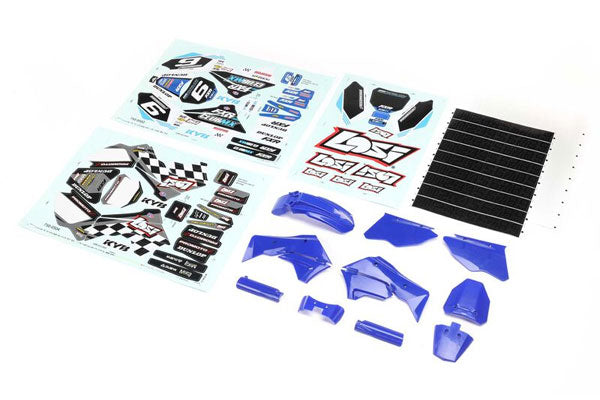 LOSI DECALS E PLASTICHE BLU - LOS260001 – D.P Modellismo