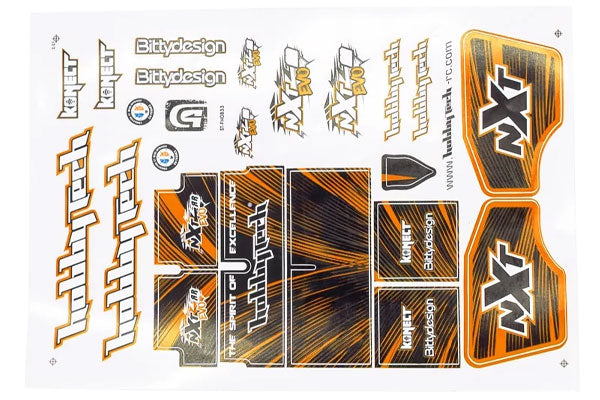 HOBBYTECH FOGLIO ADESIVI NXT EVO RR ARANCIO - STICK-NXT-EVORR-OR – D.P ...