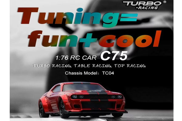 TURBO RACING MICRO SPORT C75 - 1:76 - ROSSA – D.P Modellismo